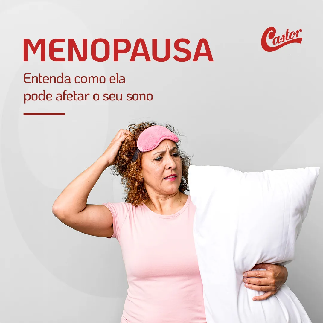 Menopausa: por que o sono muda nessa fase da vida? - Colchões Castor